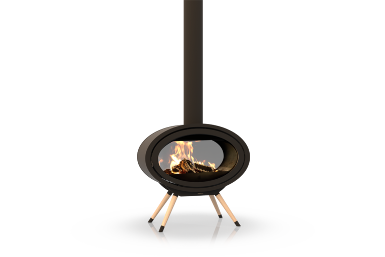 Dik Geurts Oval Tunnel Legs Stove | Scottish Stove Centre